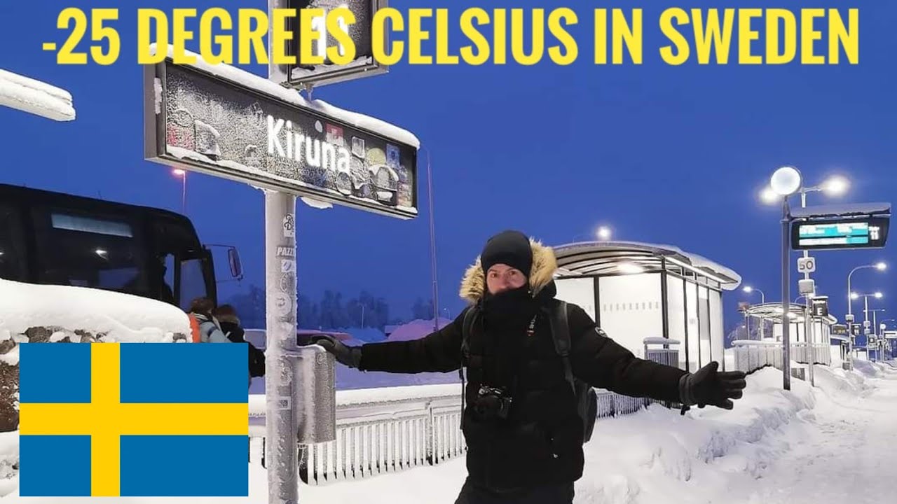 Extreme Cold weather in Sweden! 🇸🇪 ️🚉#stockholm #kiruna #abisko - YouTube