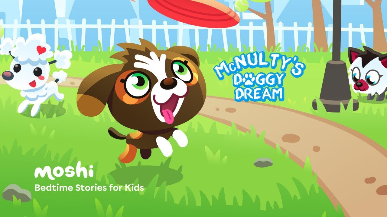 Bedtime Stories For Kids – McNulty's Doggy Dream | Moshi Kids - YouTube