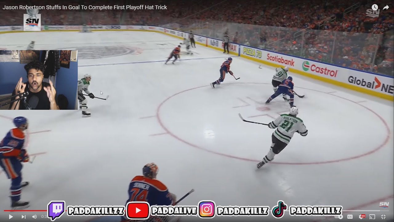 STARS vs OILERS GAME 3 REACTION & RANT! OILERS CHOKE & ROBERTSON HAT ...