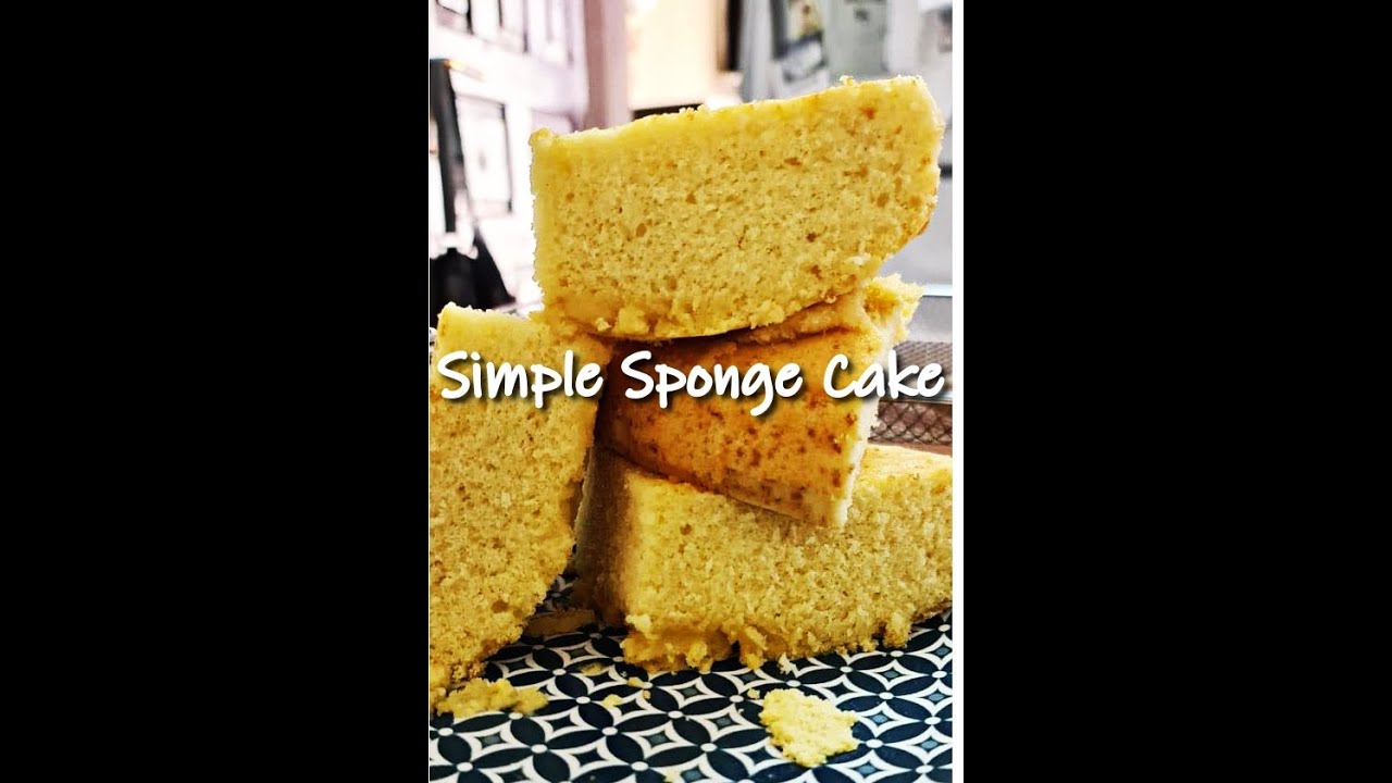 Yellow Cake Easy One Bowl Sponge Cake - YouTube