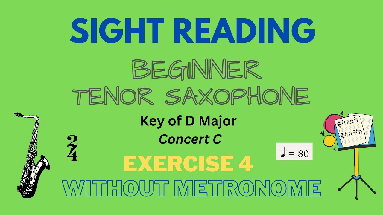 🎷TENOR SAX - Want to IMPROVE your SIGHT-READING? 🎷 - YouTube