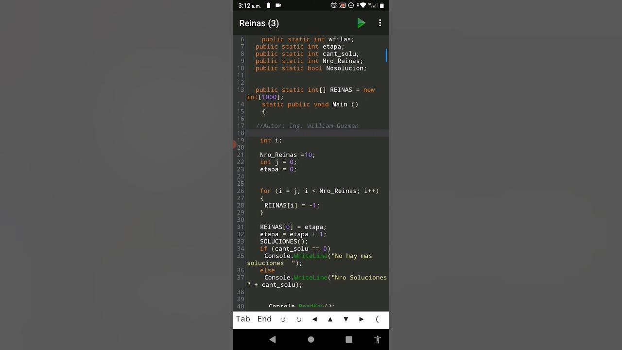 Cómo aprender programar codigo en C# N Reinas #shorts #shortvideo #shortsvideo #short - YouTube