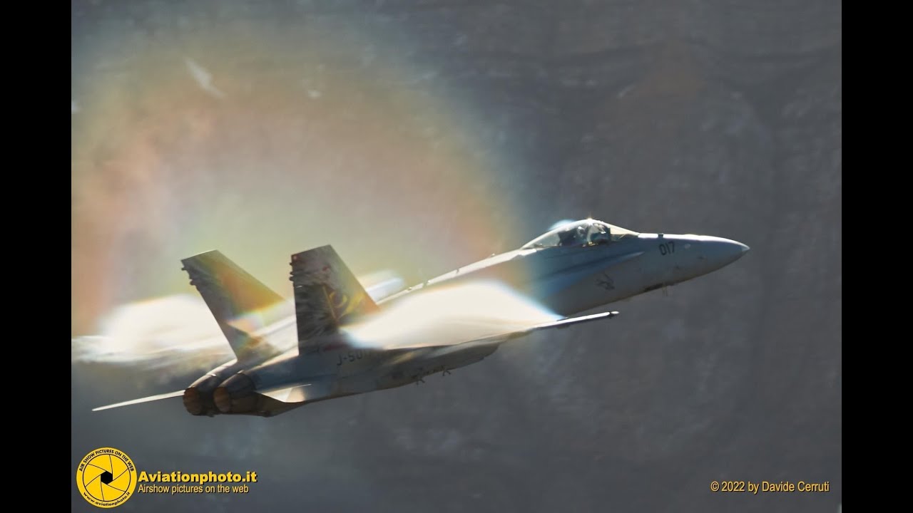 F/A 18 TOP GUN firing on AXALP / MAGIC SUNRISE MOMENTS - YouTube