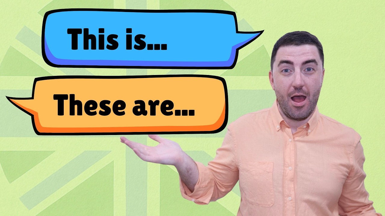 This is... These are... Easy English Grammar Practice: - YouTube