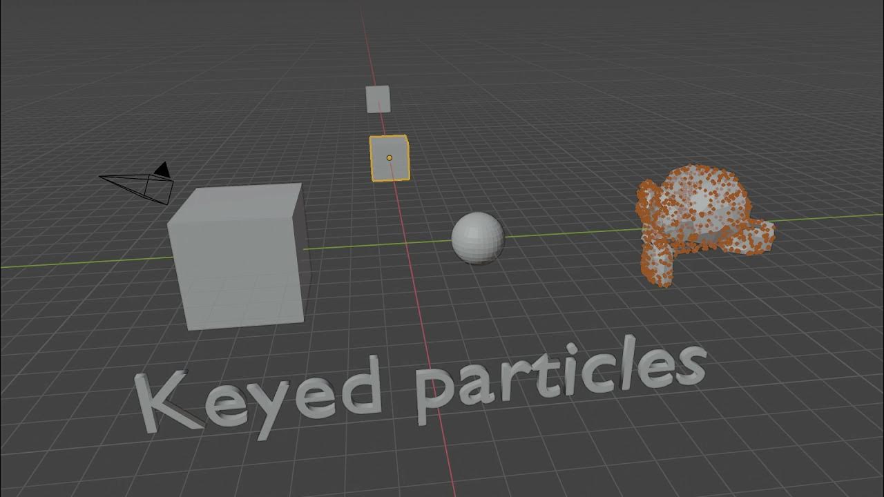 Keyed particles - YouTube