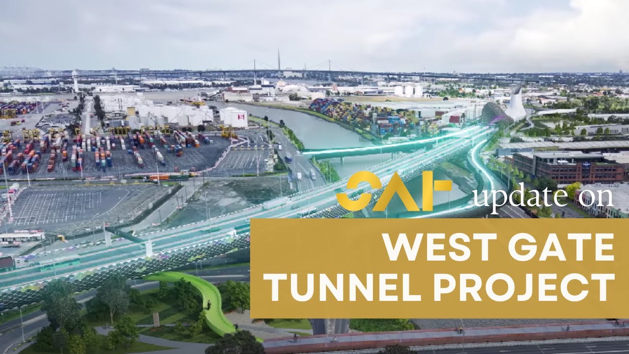 Design Released for West Gate Tunnel Project - YouTube