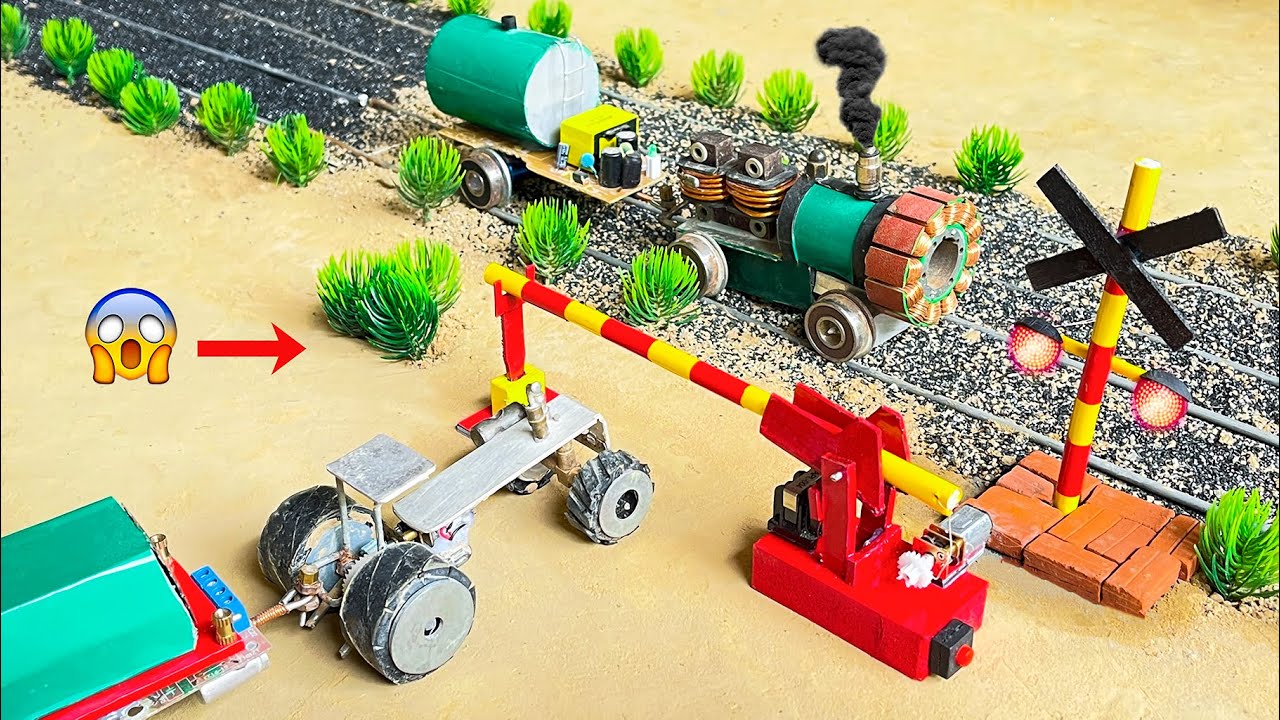 STOP, tractor! Careful ahead! DIY mini tractor for traffic light ...