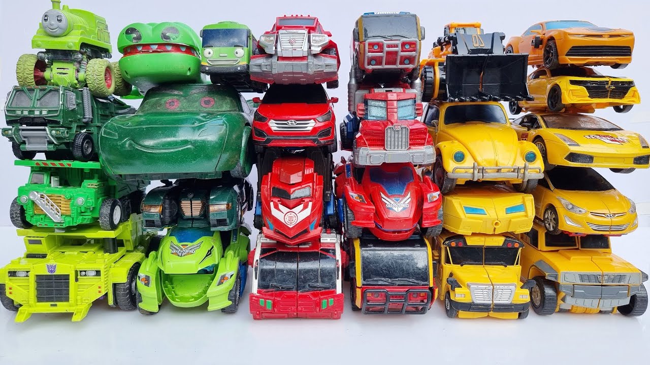 TRANSFORMER Tobot Merah, Hijau & Kuning: Optimus Prime, Bumblebee ...