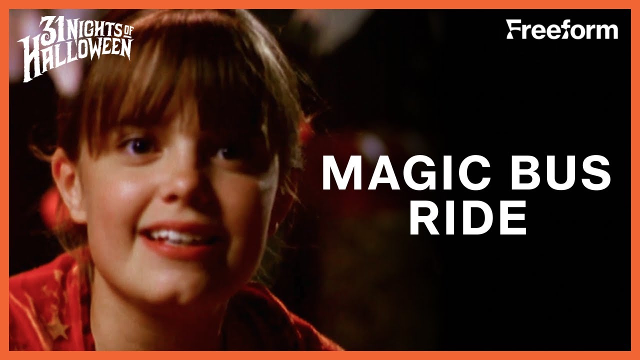 Marnie and Dylan Sneak onto a Magic Bus | Halloweentown | Freeform ...