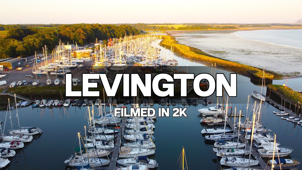 Discovering Levington Marina - Beautiful drone footage in 2K - YouTube
