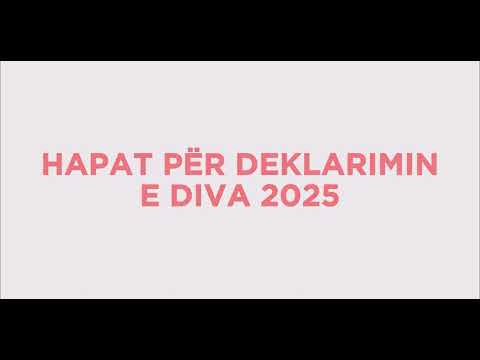 Tatimet sqarojnë: Plotësimi i DIVA – hap pas hapi