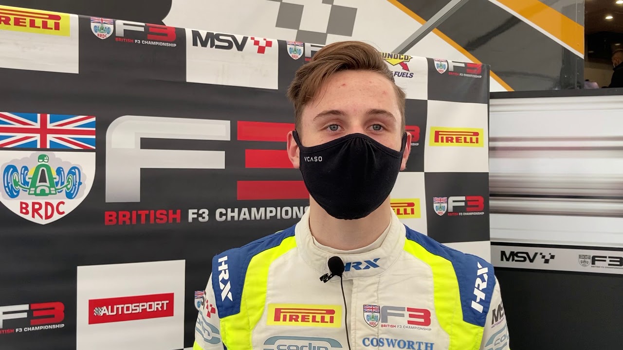 Kaylen Frederick, 2020 BRDC British F3 champion - YouTube