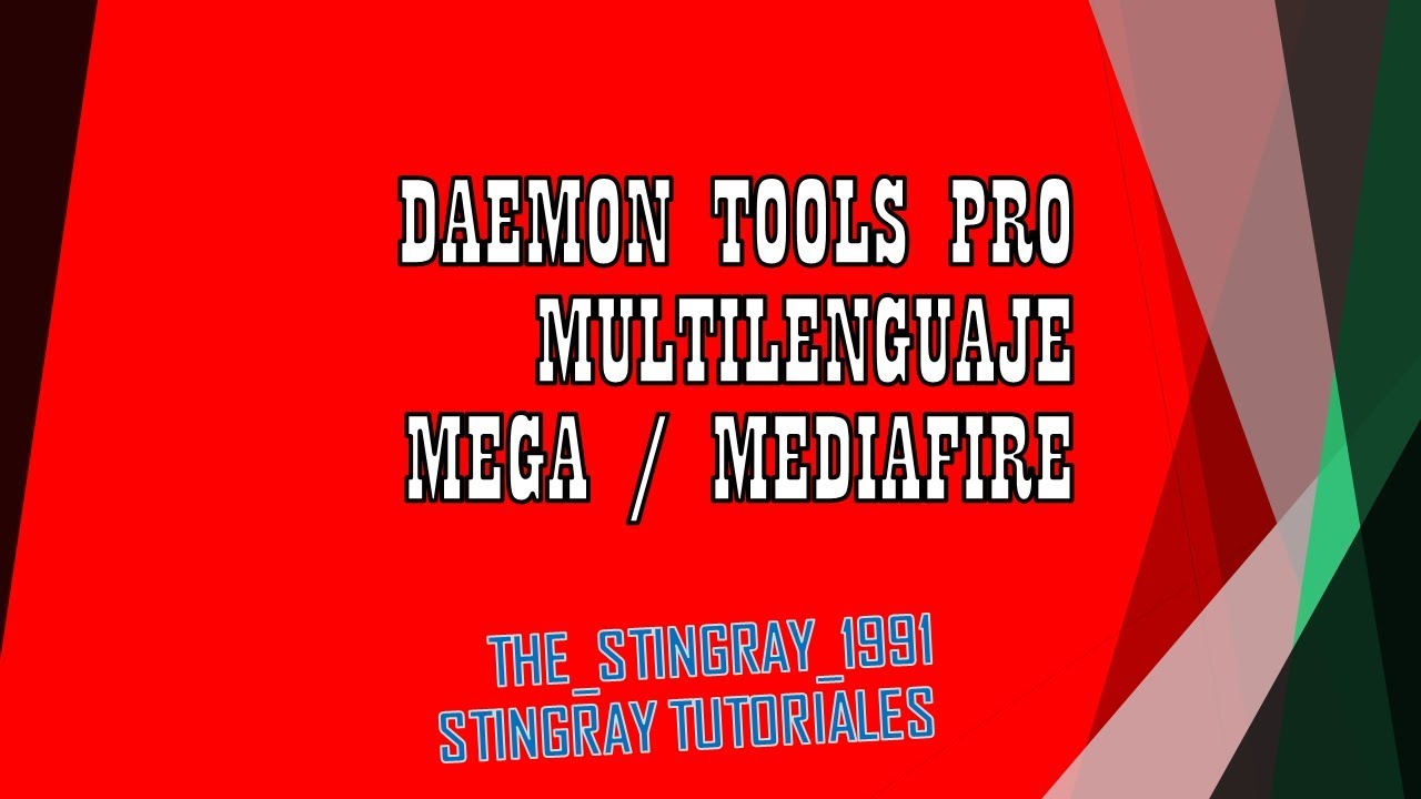 DAEMON TOOLS PRO FULL ESPAÑOL | MEGA | |MEDIAFIRE | - YouTube