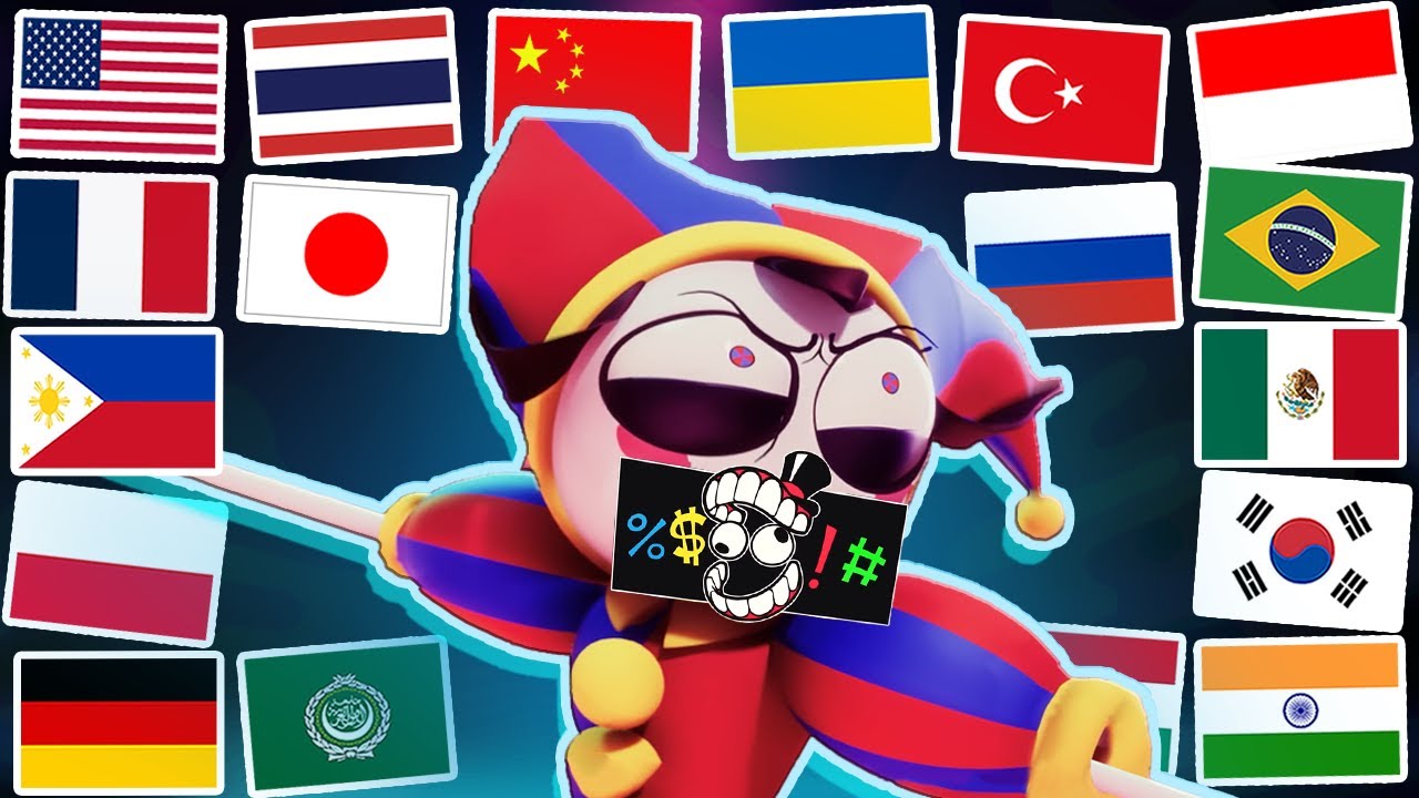 Pomni swearing in different languages | The amazing digital circus 2 ...
