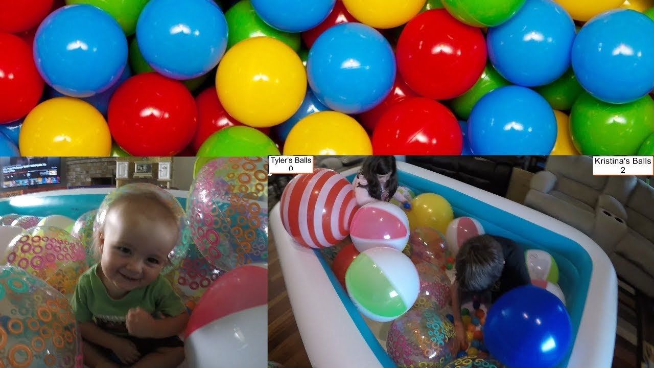 Huge Ball Pit Challenge! - YouTube