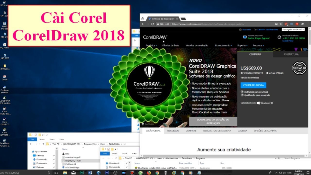 Hướng dẫn cài phần mềm thiết kế CORELDRAW Suite 2018 mới nhất - YouTube