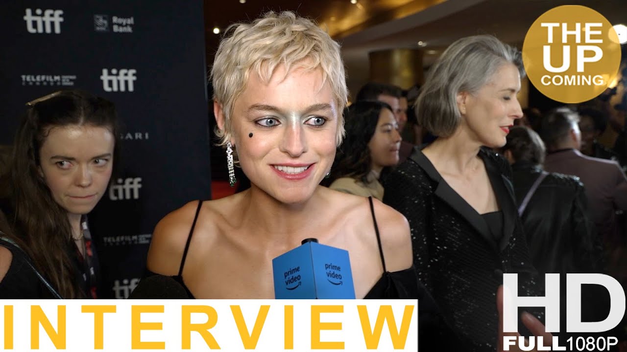 Emma Corrin My Policeman interview at TIFF premiere - YouTube
