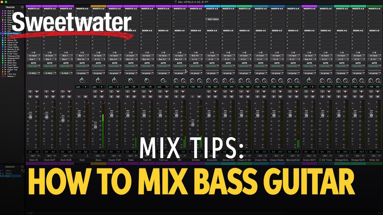 Mix Tips: How to Mix Bass Guitar - YouTube