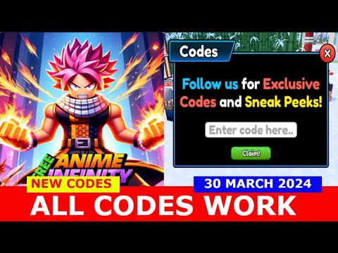 *ALL CODES WORK* [UPD13 + 2x] Free Anime Infinity Simulator ROBLOX ...
