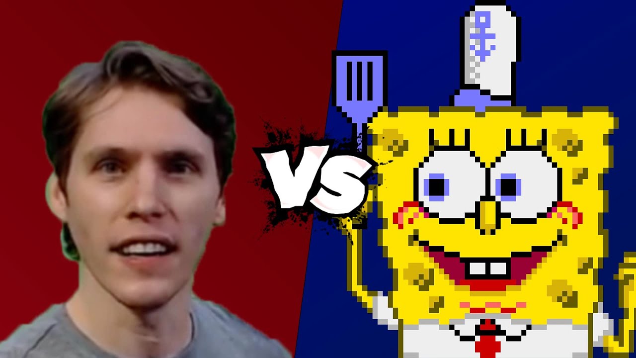 MUGEN Battle - Jerma vs SpongeBob SquarePants - YouTube