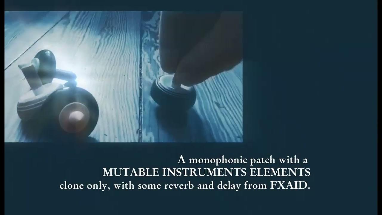 Mutable Instruments Elements clone - a monophonic patch + FXAID - YouTube