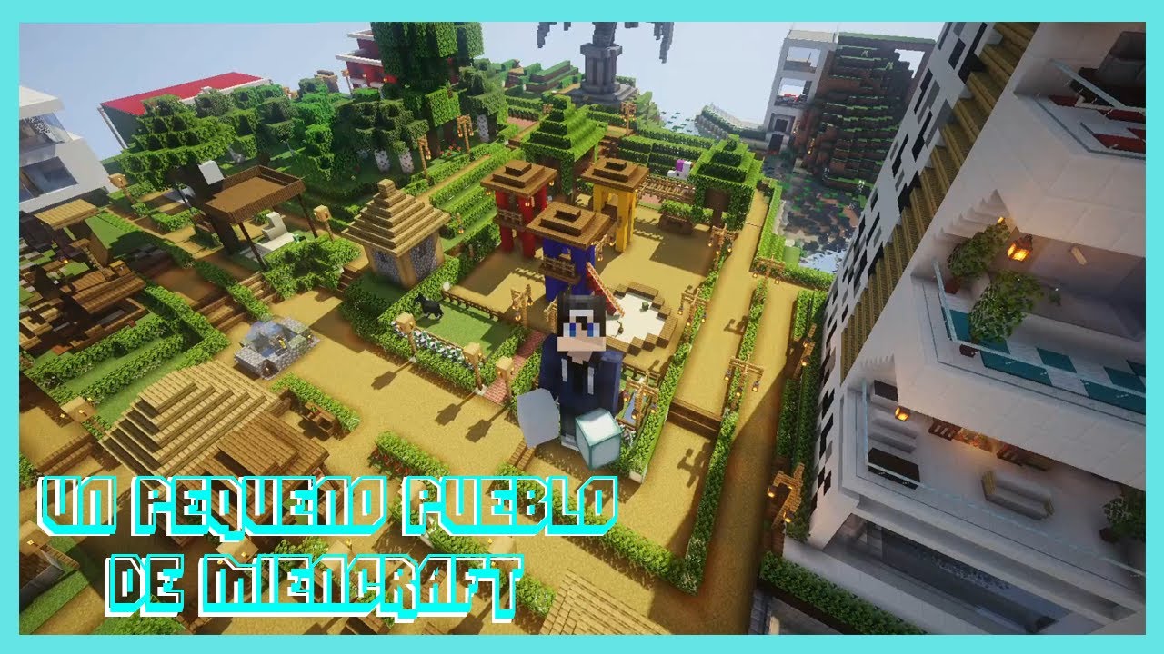 Cap #3 l UN PEQUEÑO PUEBLO DE MINECRAFT l Creativol l GamePlay l ...