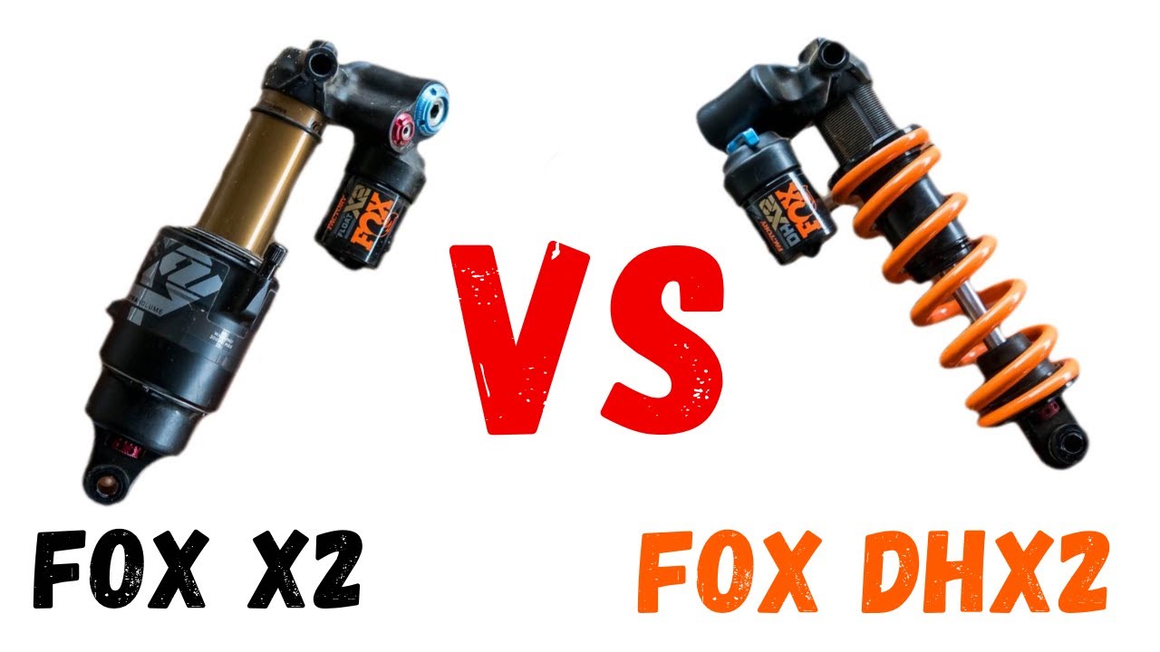 Fox DHX2 VS X2 -- Какво да изберем? Въздух срещу пружина - YouTube