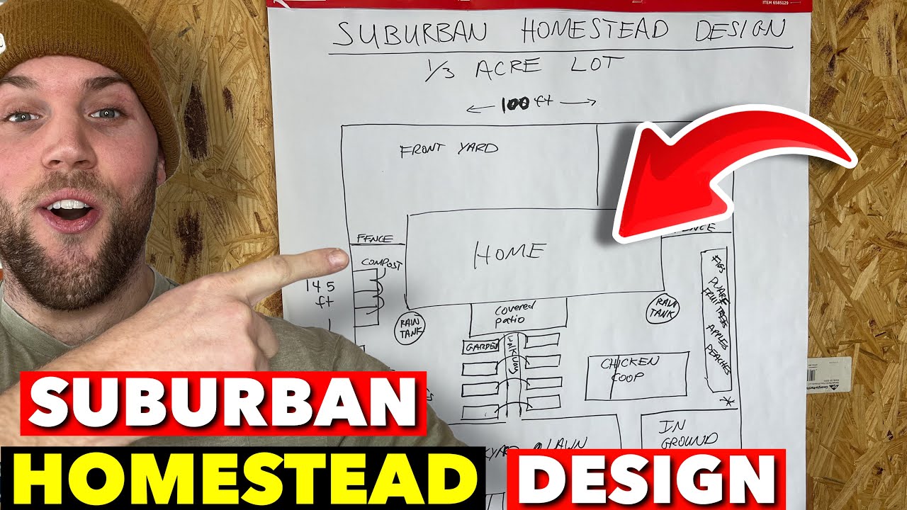 How to Design a Suburban Homestead - YouTube