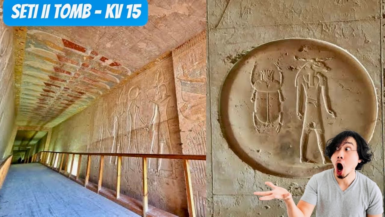 Seti II Tomb at Valley of the Kings | KV15 | Tomba di Seti 2 - YouTube
