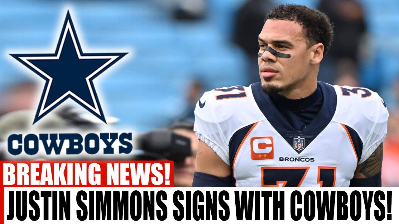 🚨BREAKING NEWS! HUGE MOVE DONE! COWBOYS LAND JUSTIN SIMMONS IN DALLAS ...