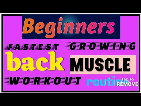 FIVE ( 5 ) Beginners Best BACK muscle workout with Ranjit - YouTube