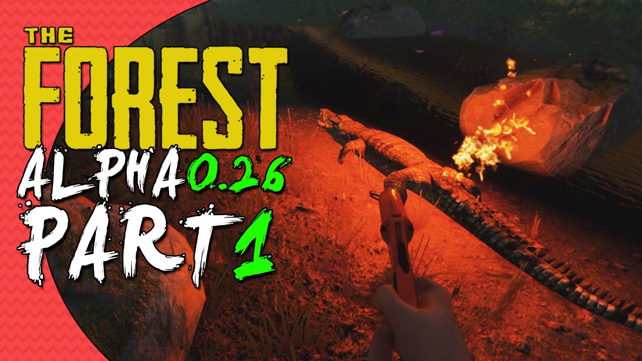 The Forest Alpha 0.26 UPDATE! - CROCODILE ATTACK! + UPDATES GALORE ...