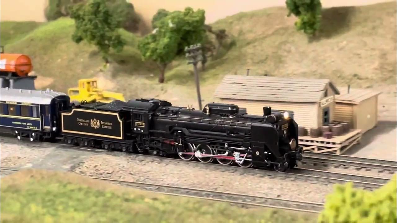 Kato Orient Express 14 car set with D51 locomotive - YouTube
