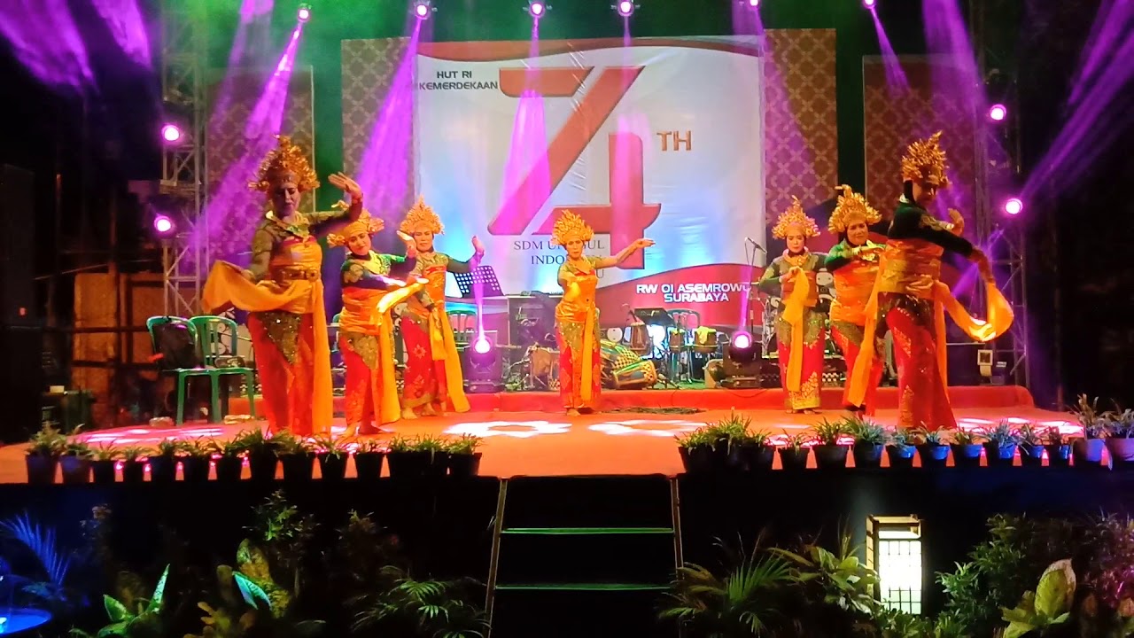 TARI REJANG SARI by ibu2 PKK RT 4 RW 1 ASEMROWO - YouTube