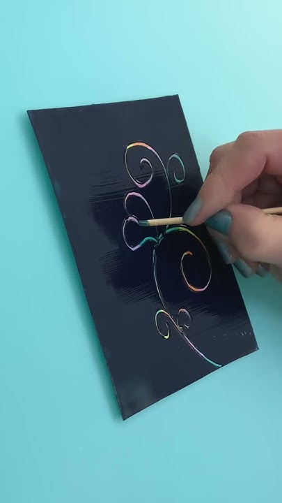 DIY Rainbow Scratch PAPER craft🤩 - YouTube