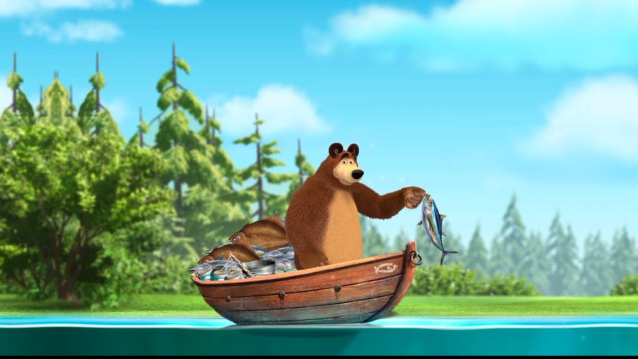 Masha and the Bear The Farm (Fish 🐠 order episode) - YouTube