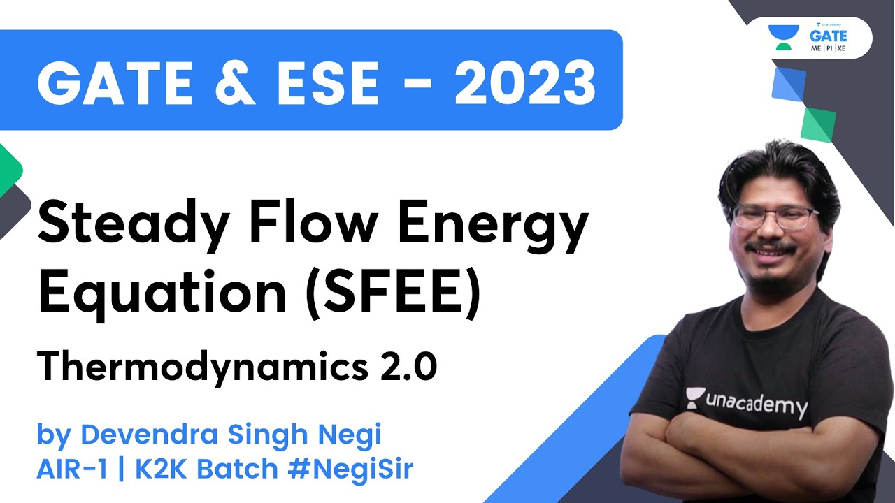 Steady Flow Energy Equation (SFEE) | Thermodynamics 2.0 | By AIR-1 ...