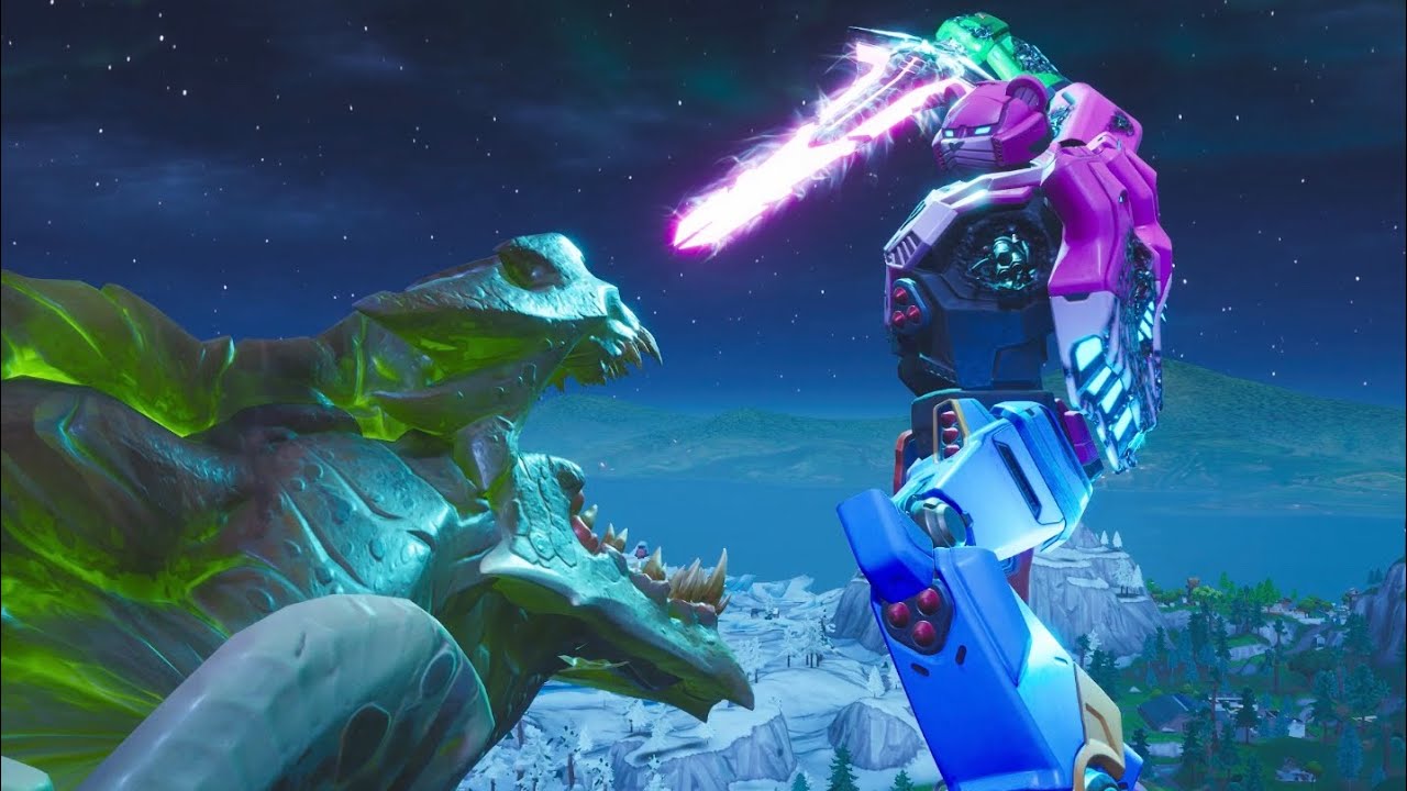 The Monster VS Robot Event!! - Fortnite: Battle Royale Gameplay - YouTube