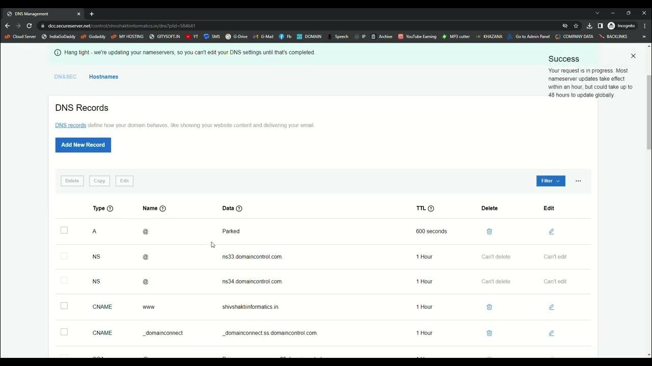 How to Change DNS Nameserver for Domain ? 🔥gitysoft.in | #DNSChange, #DomainDNS, #DomainSettings ...