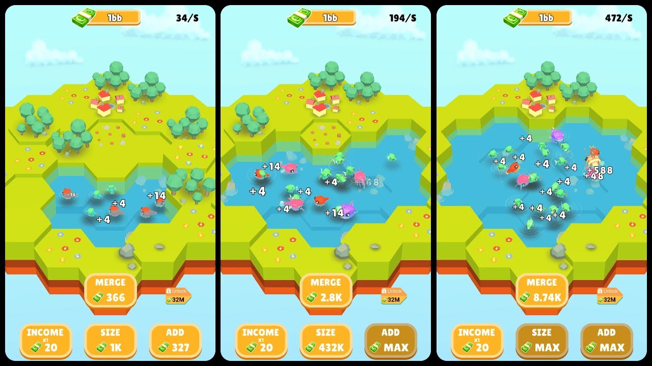 Merge Fishery Tycoon Game Android Gameplay - YouTube