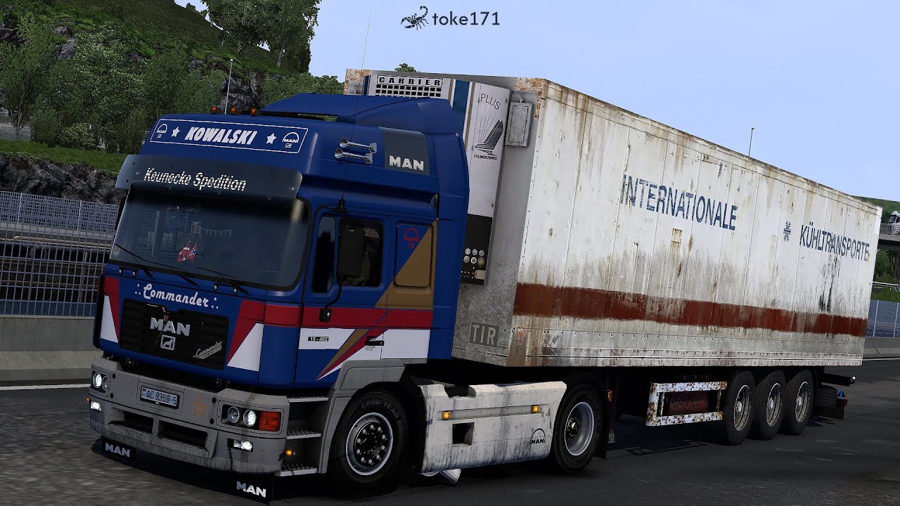 [ETS2 1.49] MAN F2000 Commander | Frederikshavn(DK) ~ Kristiansand(NO ...