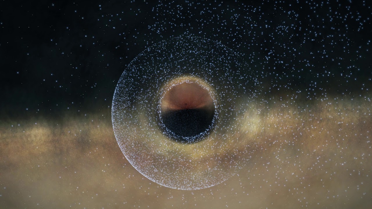 Elite Dangerous - Blackhole with a Galaxy Haze Mirror - YouTube