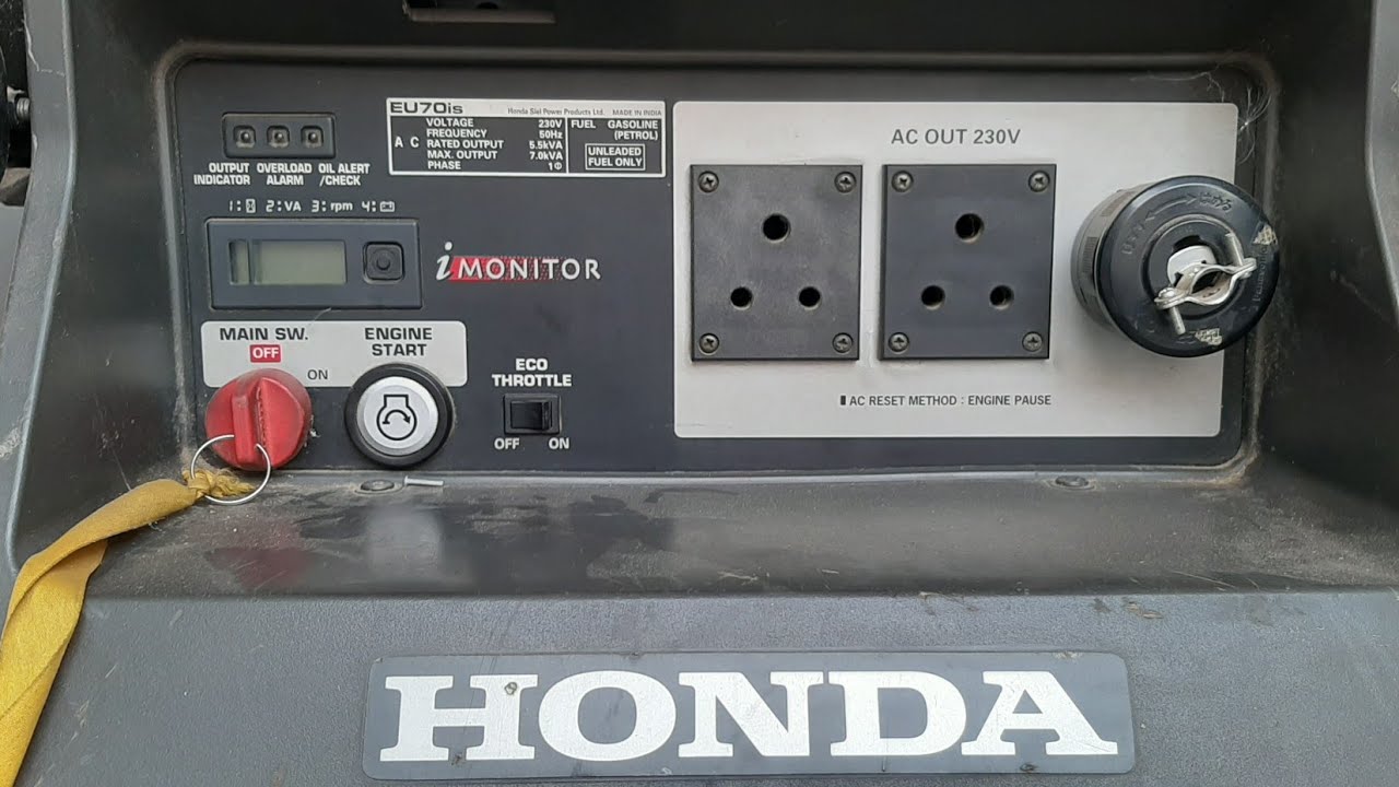 honda fi eu 70 is generator repair - YouTube