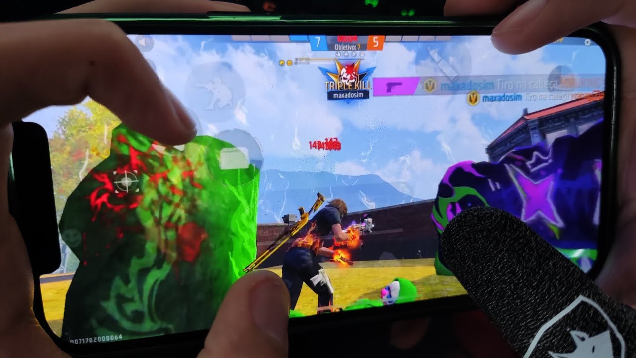 Maxado FF Op Handcam & Settings 💚 - YouTube