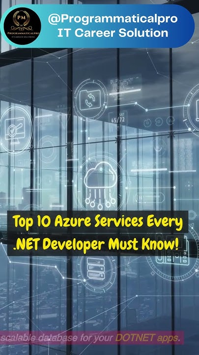 Top 10 Azure Services Every .NET Developer Should Know 🚀 # ...