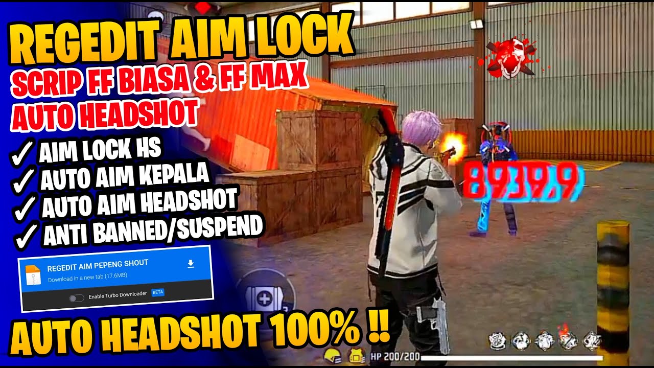 NEW UPDATE‼️REGEDIT AUTO HEADSHOT FF MAX & FF BIASA 100%WORK ANTI ...