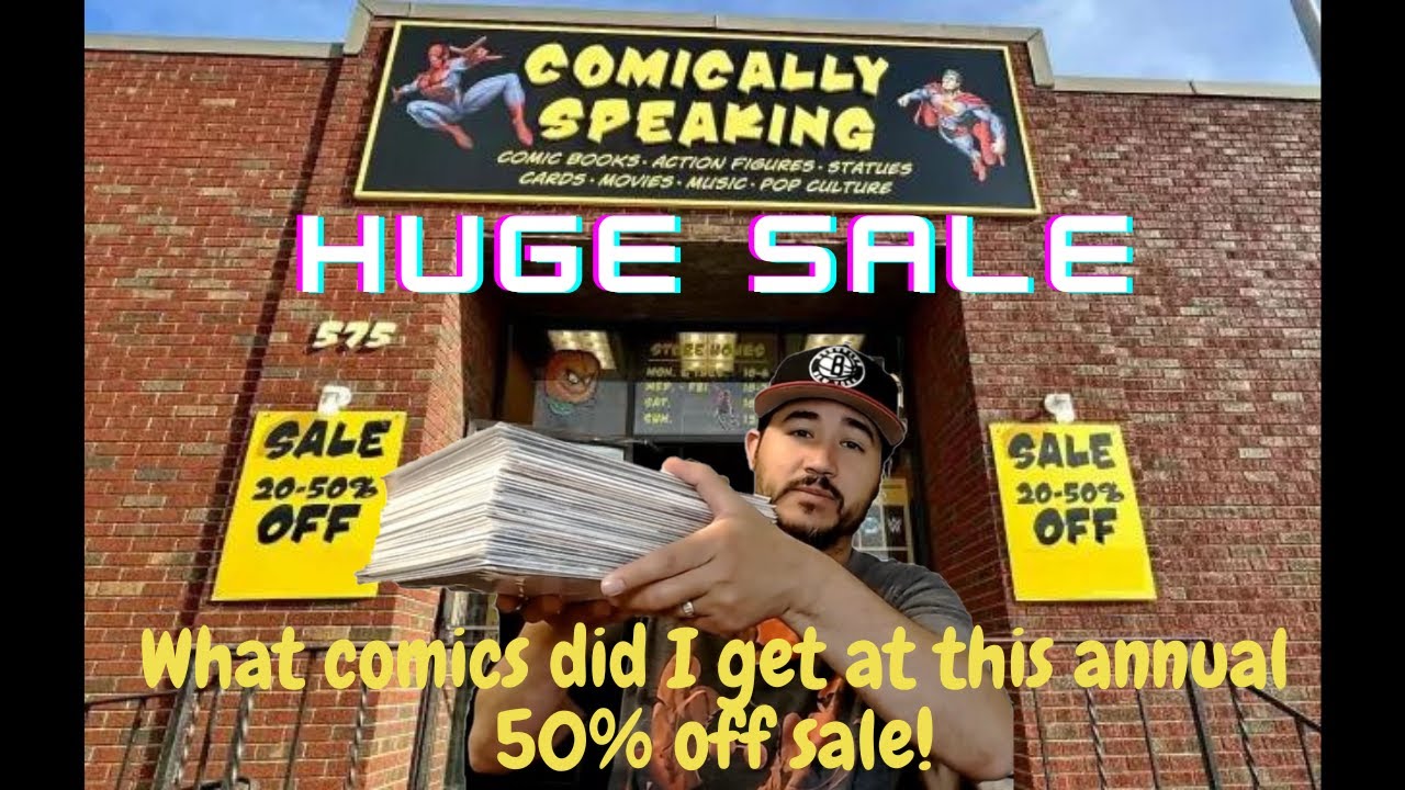 My Haul from the Comically Speaking Annual 50% off Sale - YouTube
