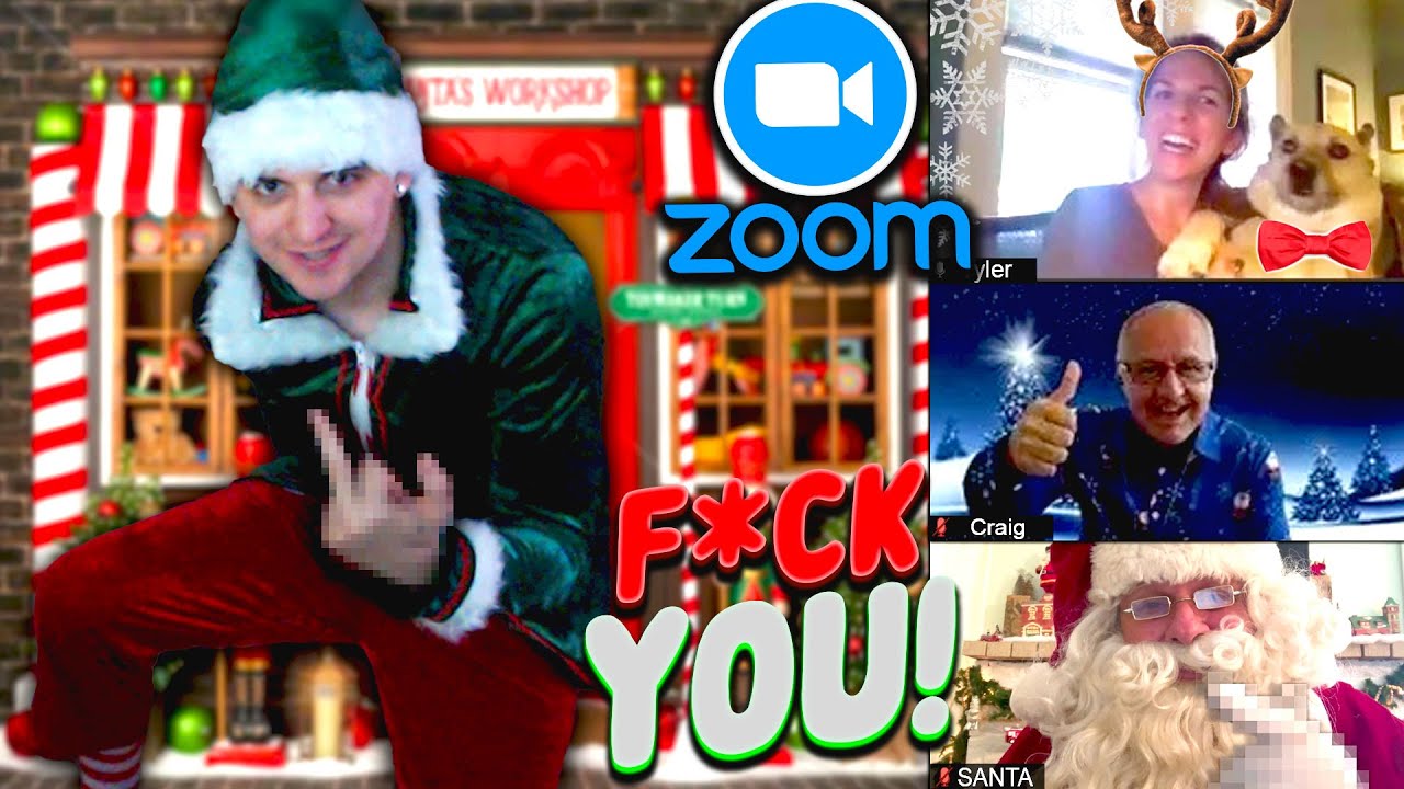 NAUGHTY ELF Trolls TEACHERS in Online Zoom Classes - YouTube