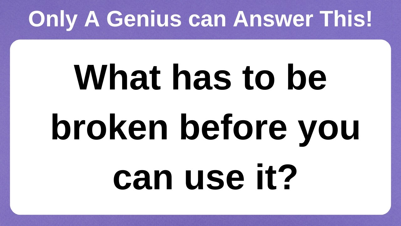 Can You Solve These Riddles?'' 20 Tricky Riddles |Choco Quiz - YouTube