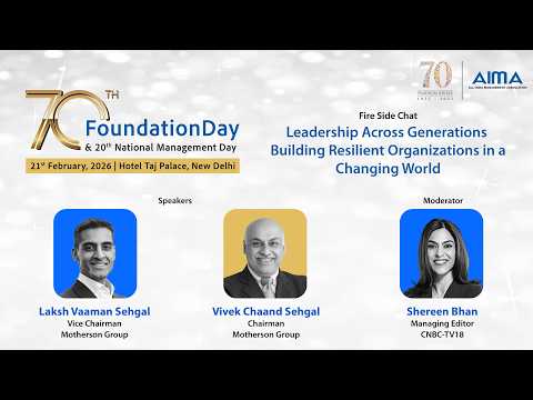 Leadership Across Generations: Inside Motherson’s Leadership Playbook | #70yearsofAIMA